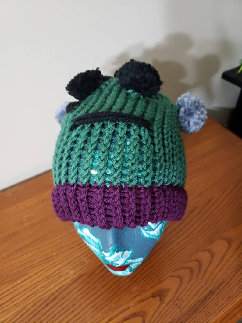 Frankenstein Hat, Adult Beanie, Halloween Hat, Holiday Beanie, Fall ...