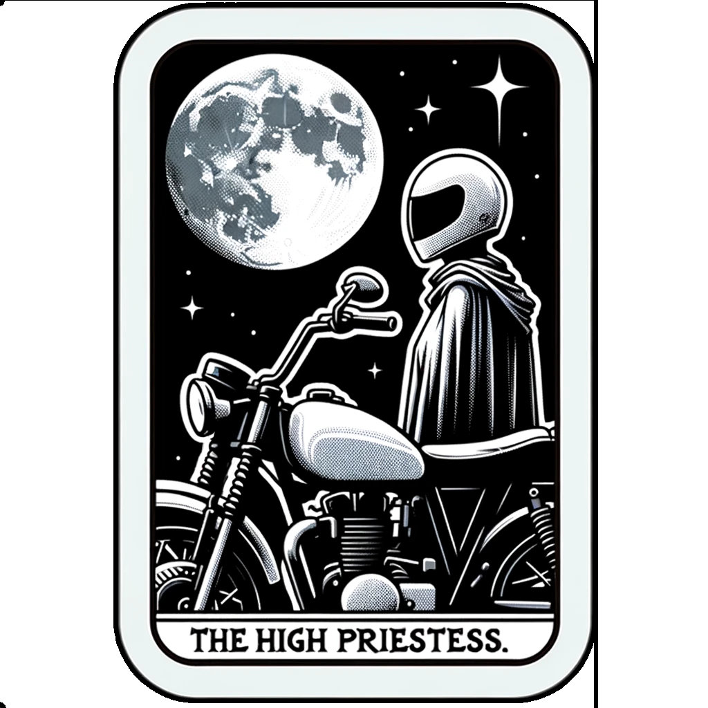 Motorcycle Tarot Sticker Pack | Biker Tarot Card Stickers | Motorcycle ...