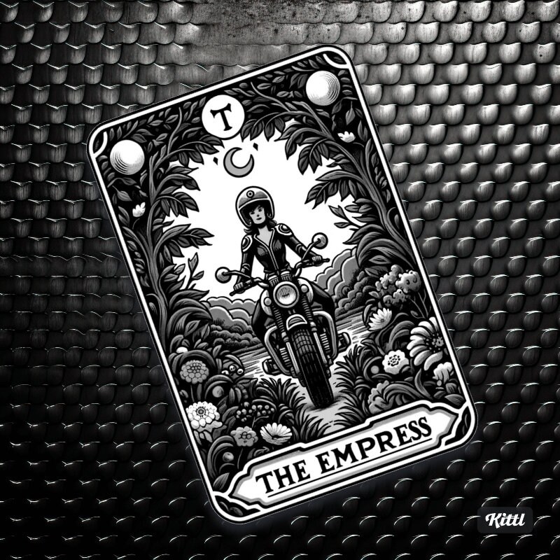 Motorcycle Tarot Sticker Pack Set 2 | Biker Tarot Card Stickers ...