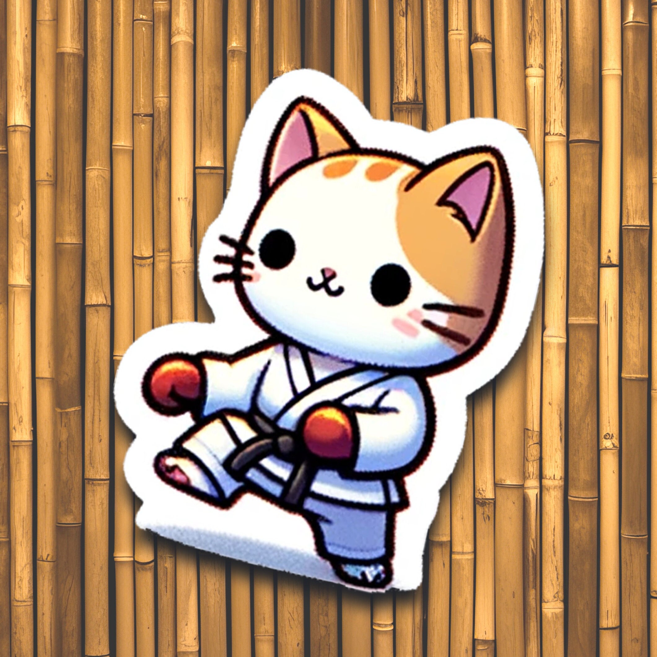 Cute Kawaii Anime Style Combat Cats - Etsy