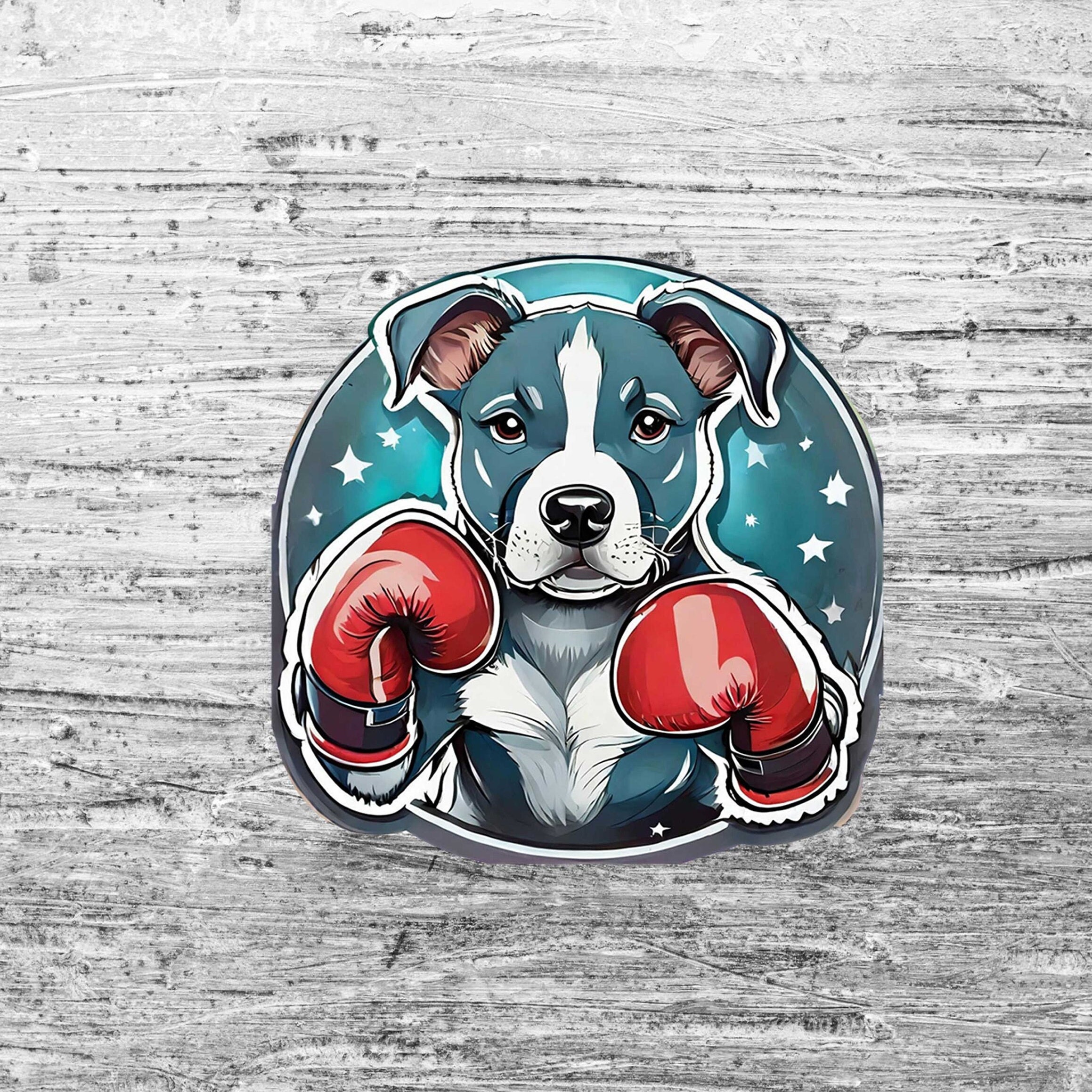 Cute Pittbull Sticker Pack - Etsy