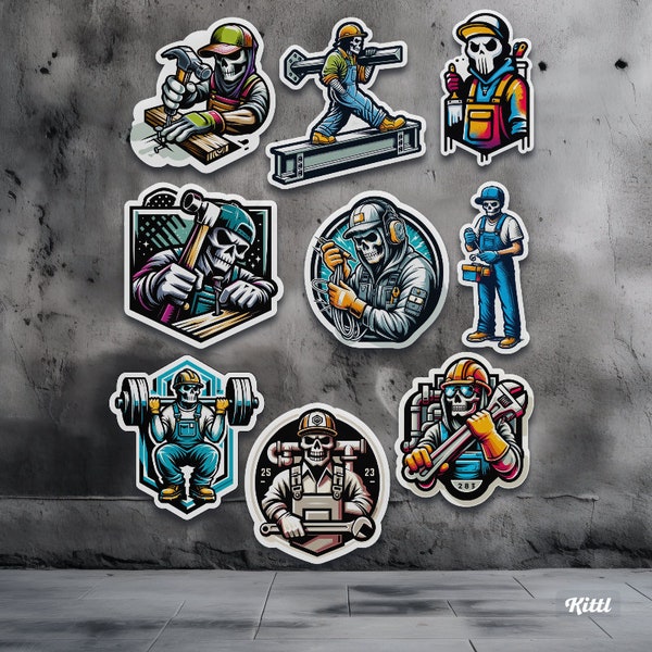 Blue Collar Stickers - Etsy