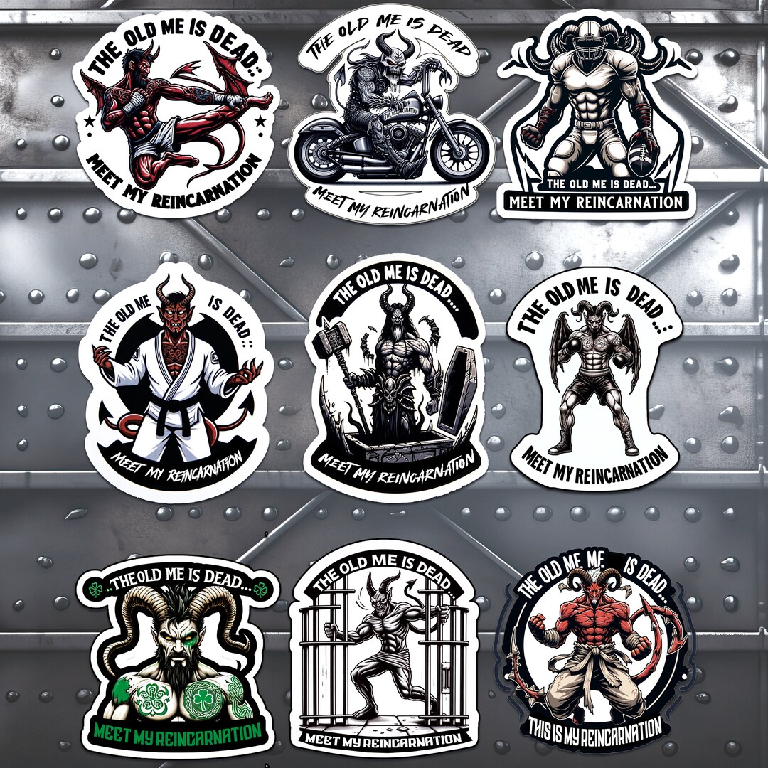 Meet My Reincarnation - Fierce Persona Sticker Pack - Etsy