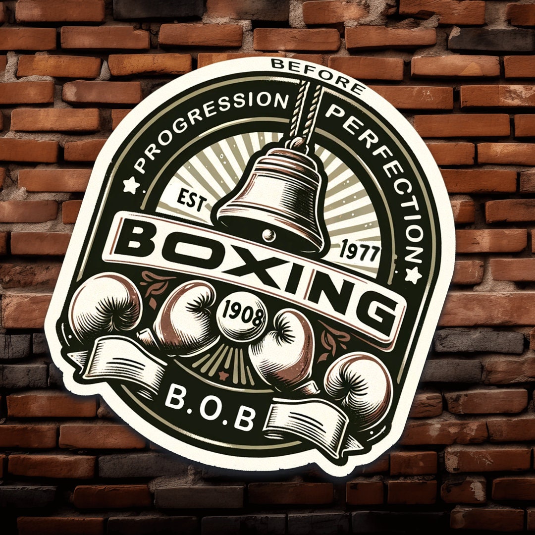 Vintage Old School Boxing Decal Pack - Etsy