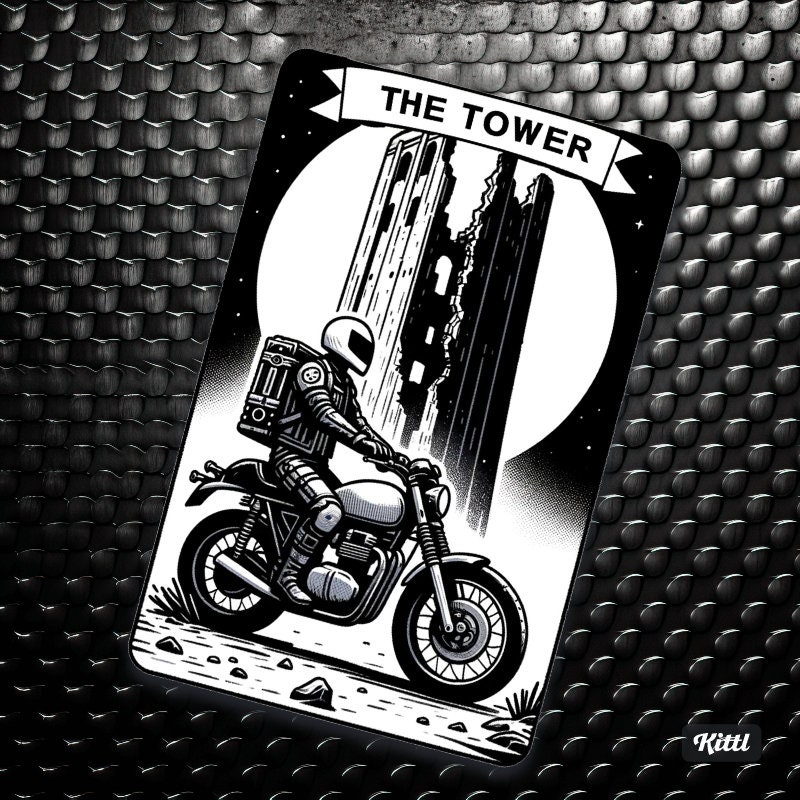 Motorcycle Tarot Sticker Pack Set 2 | Biker Tarot Card Stickers ...