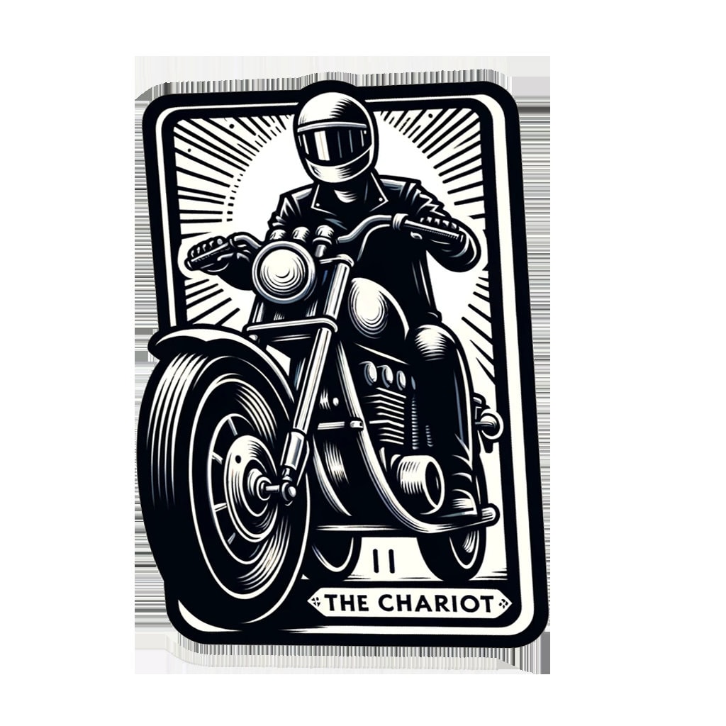 Motorcycle Tarot Sticker Pack | Biker Tarot Card Stickers | Motorcycle ...