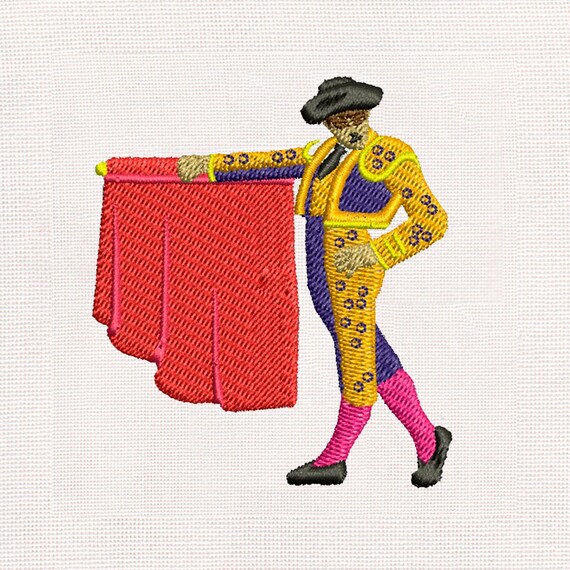 Toreador Embroidered Patch Cute Patch Bullfighter Patches Tiny - Etsy