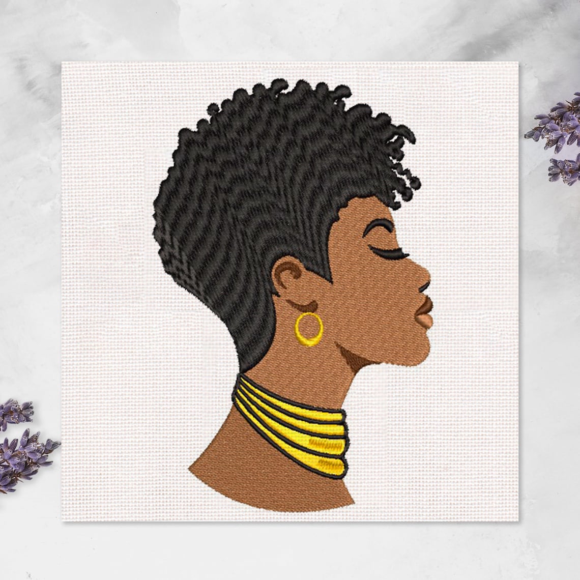 Black Girl Stitching Scheme Embroidery Pattern Scheme African | Etsy