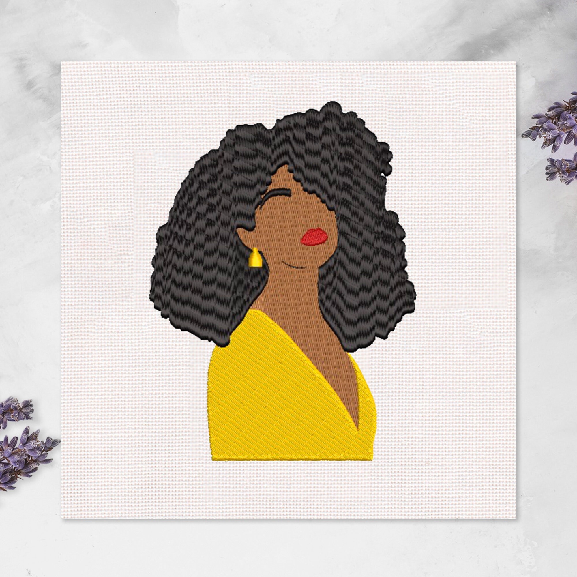 Black Girl Embroidery Pattern Scheme Machine Embroidery - Etsy UK