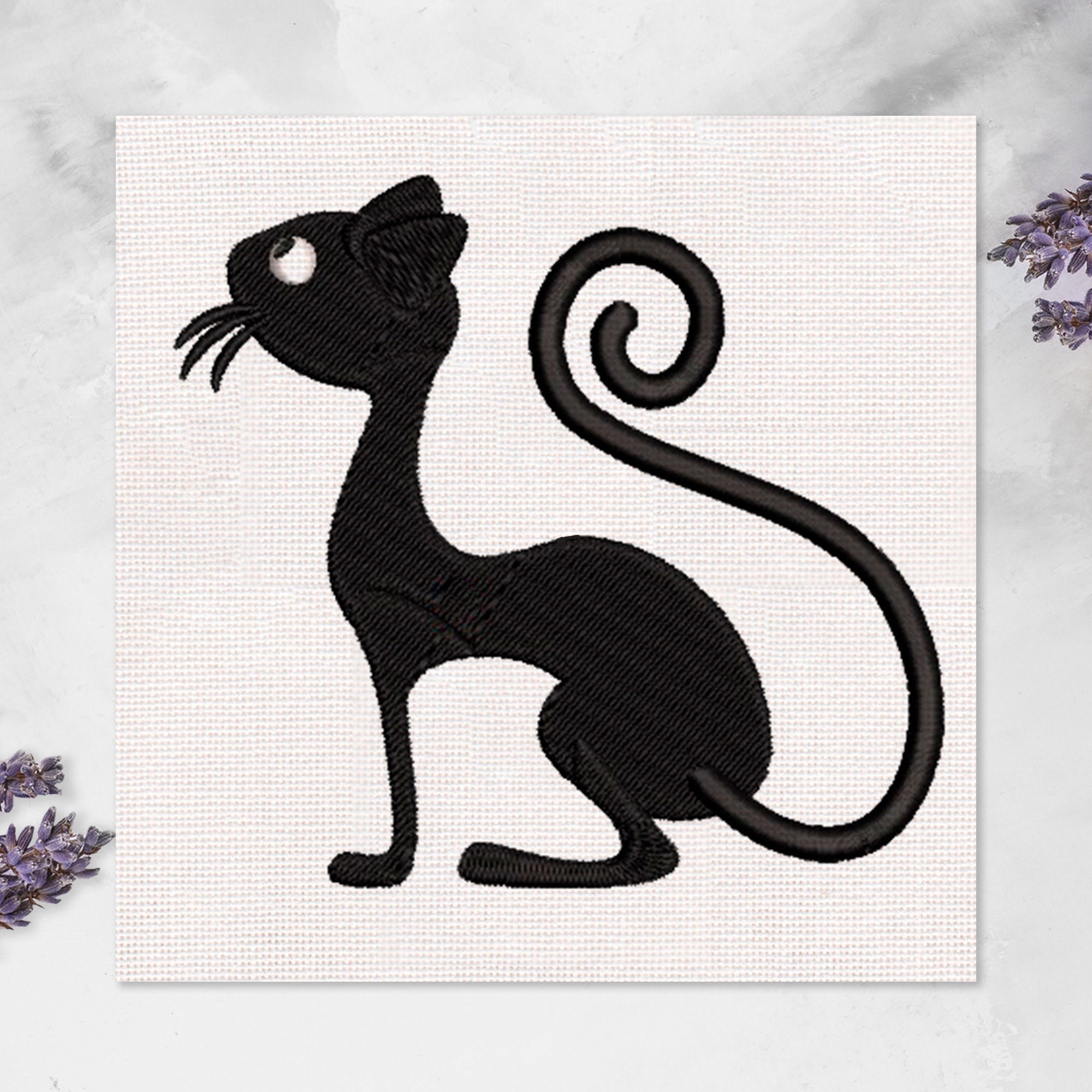 Cat Stitching Scheme Embroidery Pattern Black Cat Scheme | Etsy