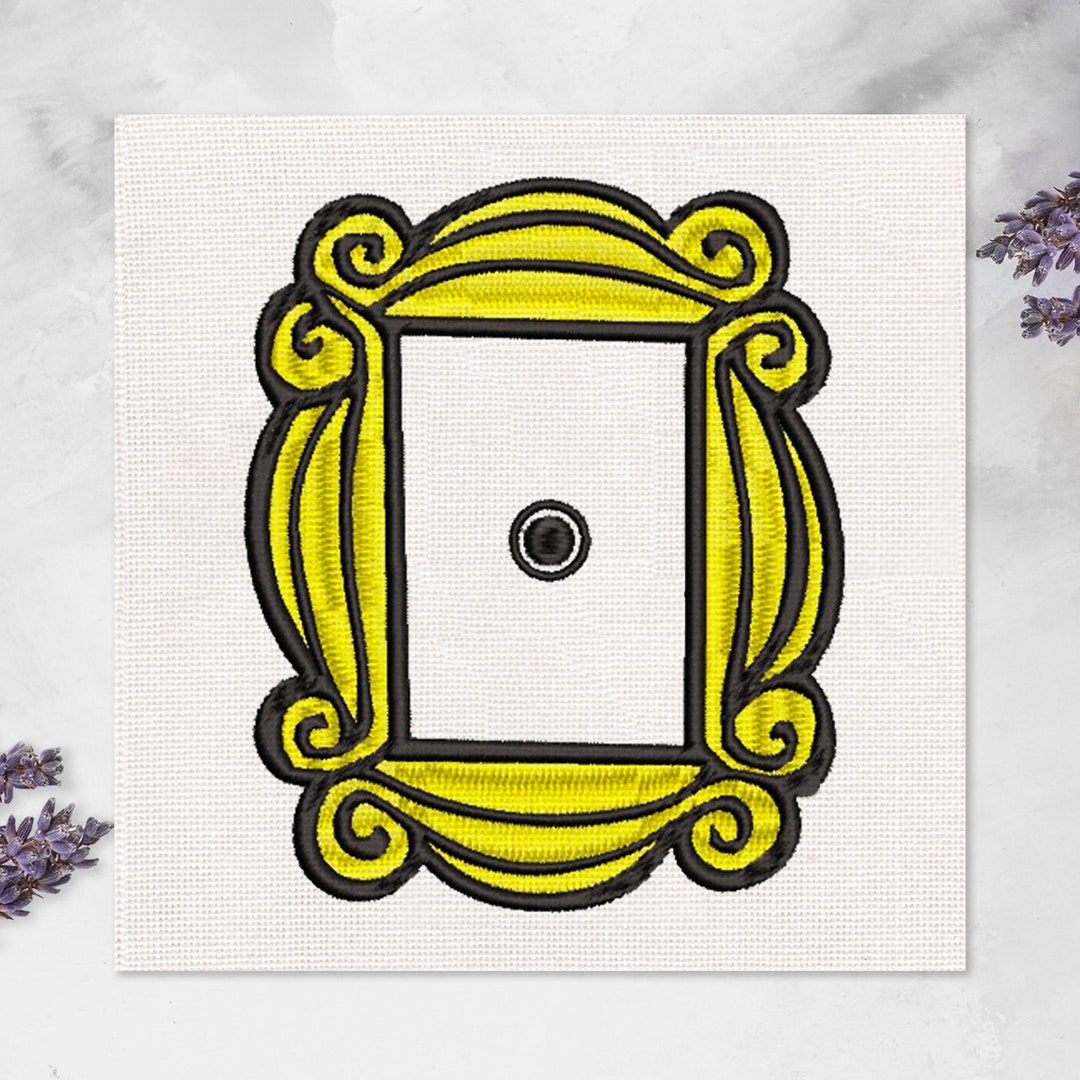 Friends Mirror Digital Embroidey TV Show Friends Scheme Embroidery ...