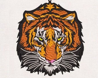 A Set of Tiger Embroidered Patch fashion Tiger Applique With - Etsy