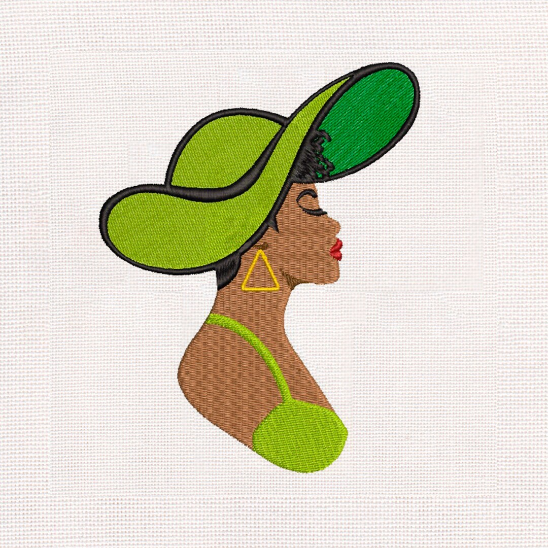 Black Girl Embroidered Patch Cute Patches African Woman Patches Tiny ...