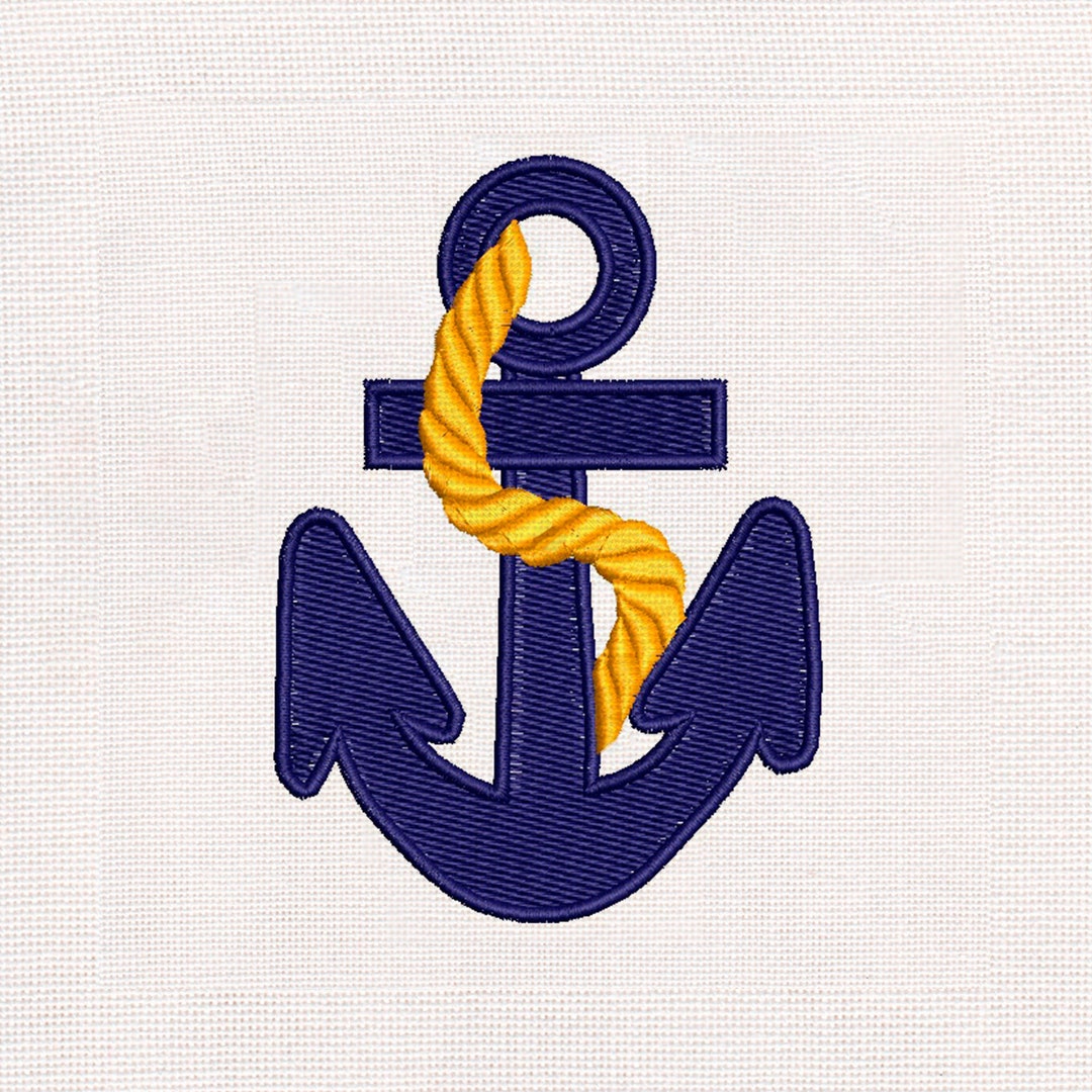 Anchor Embroidered Patch Sew on Patch Iron on Sailor Patch Bag Sea ...