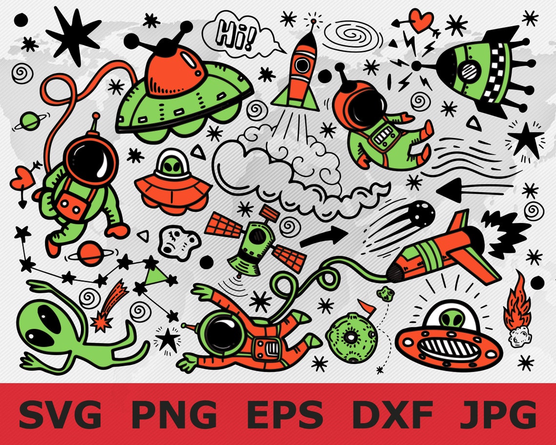 26 Space Designs SVG Bundle Space Svg Astronaut Svg Rocket - Etsy