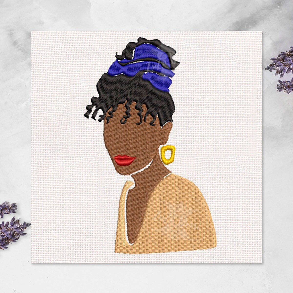 African Girl Stitching Scheme Embroidery Pattern Black Woman | Etsy