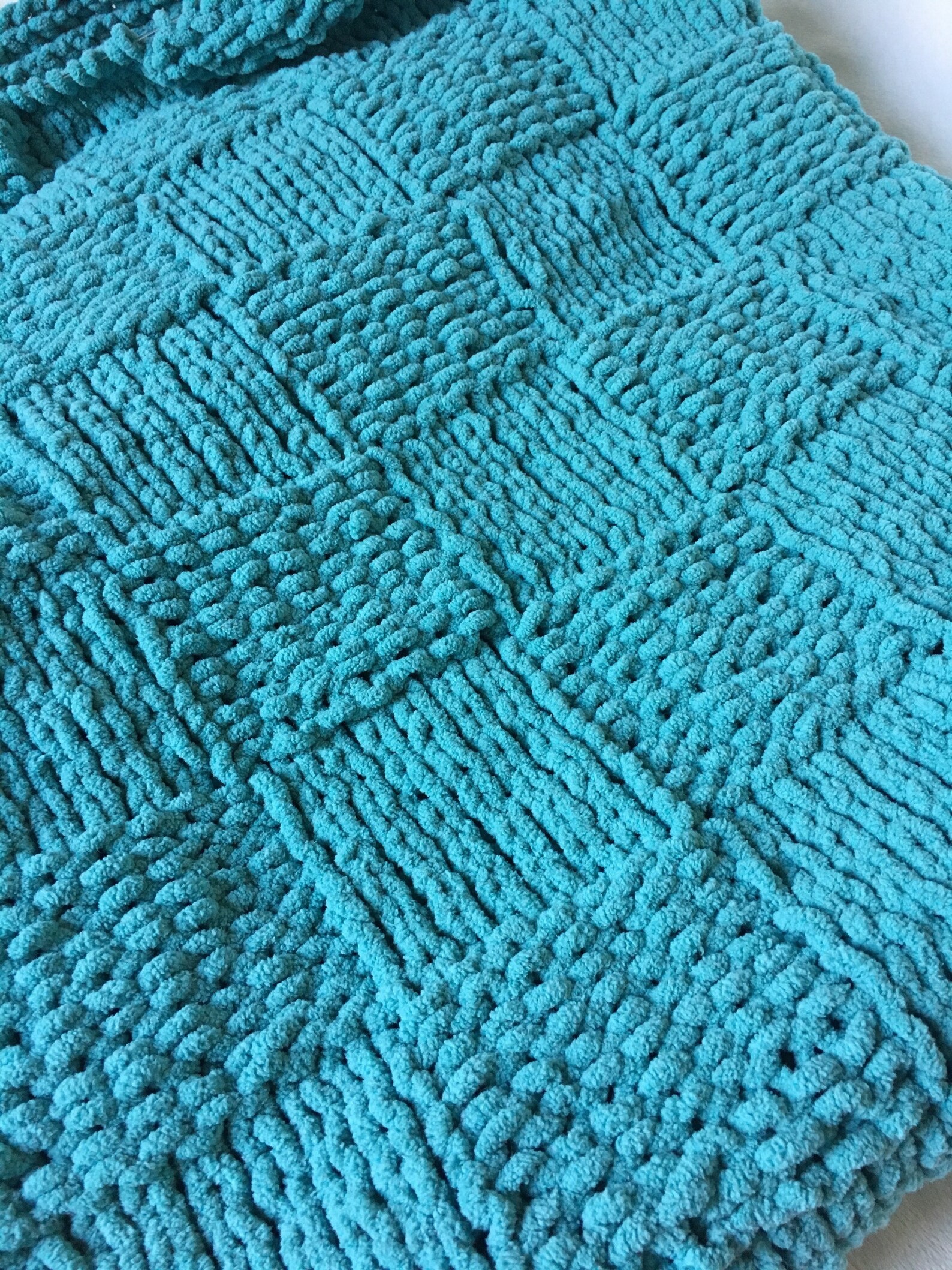 Knitting Pattern Checkerboard Baby Blanket Pattern Download Pattern ...