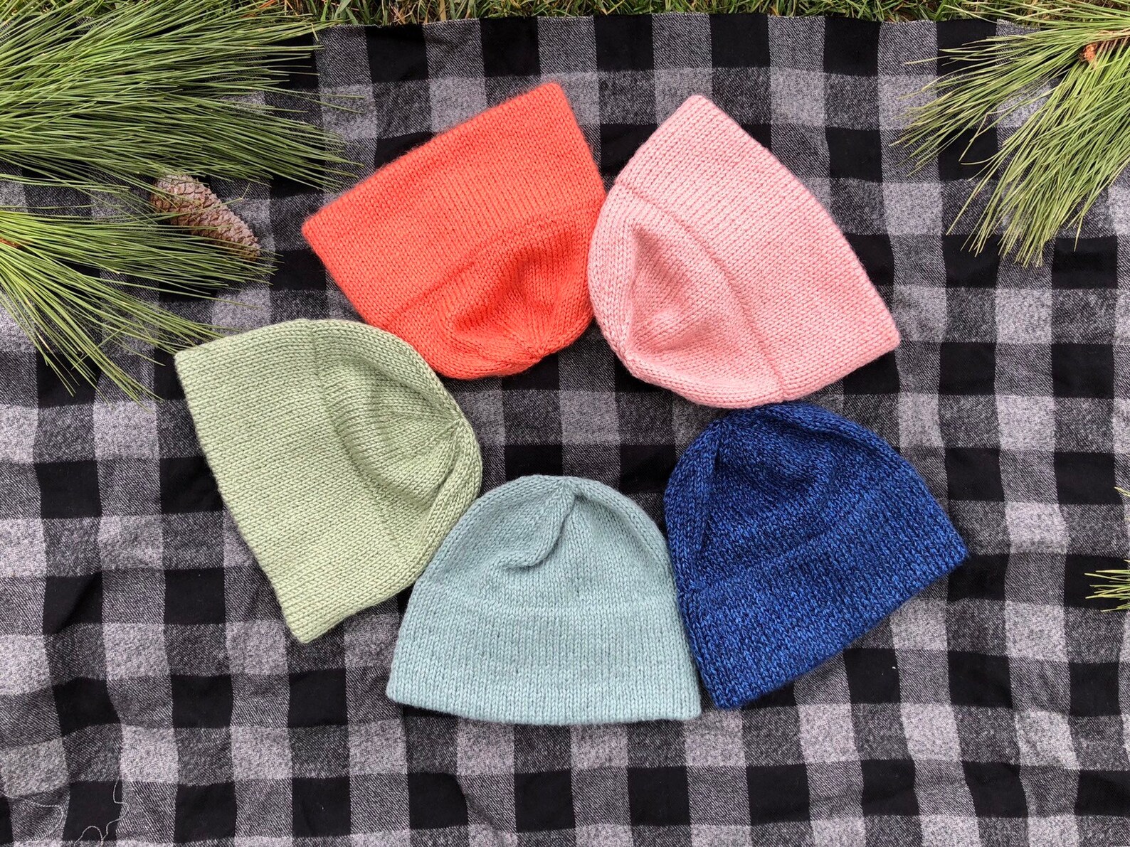 Easy Double Brim Hat Knitting Pattern - Simple Double Brim Beanie Pdf ...