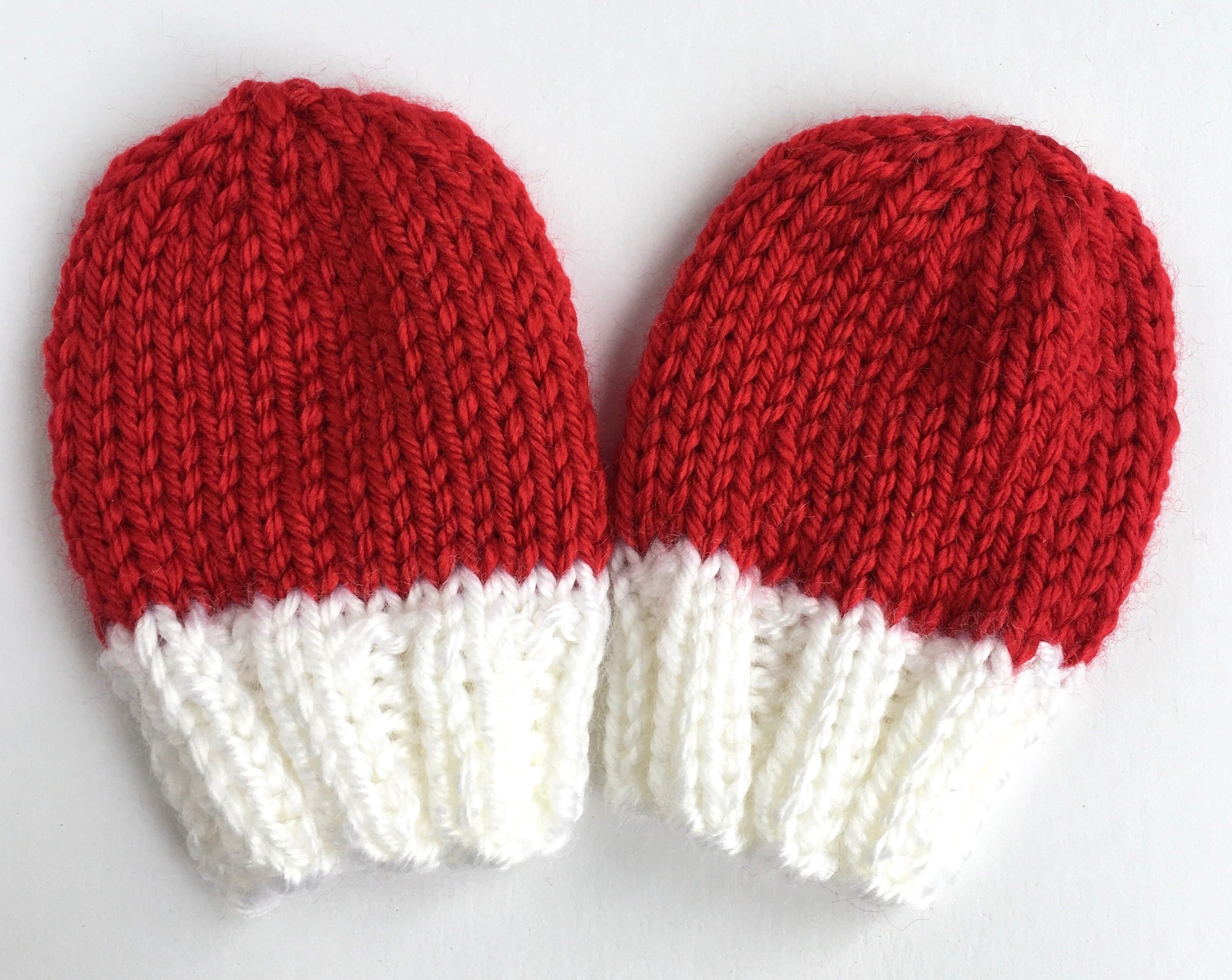 Baby Scratch Mittens Pattern Super Easy Newborn Mittens Knitting ...