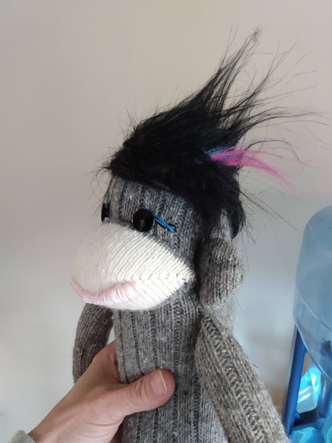 Baby Punk Sweet Emo Sock Monkey Gift for Musician, Gift for Teen - Etsy