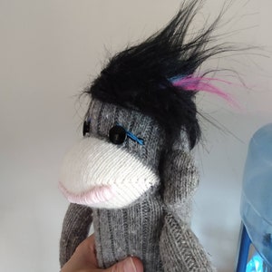 Baby Punk Sweet Emo Sock Monkey Gift for Musician, Gift for Teen - Etsy