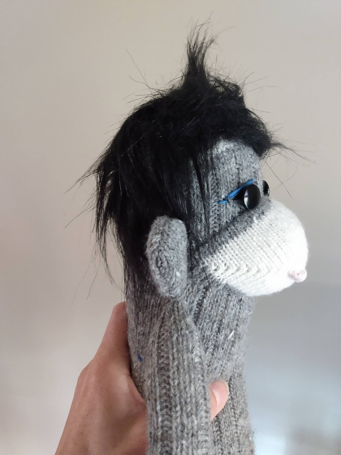Baby Punk Sweet Emo Sock Monkey Gift for Musician, Gift for Teen - Etsy