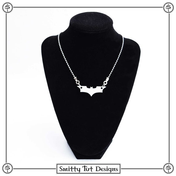 Batman Inspired Pendant Necklace - Etsy