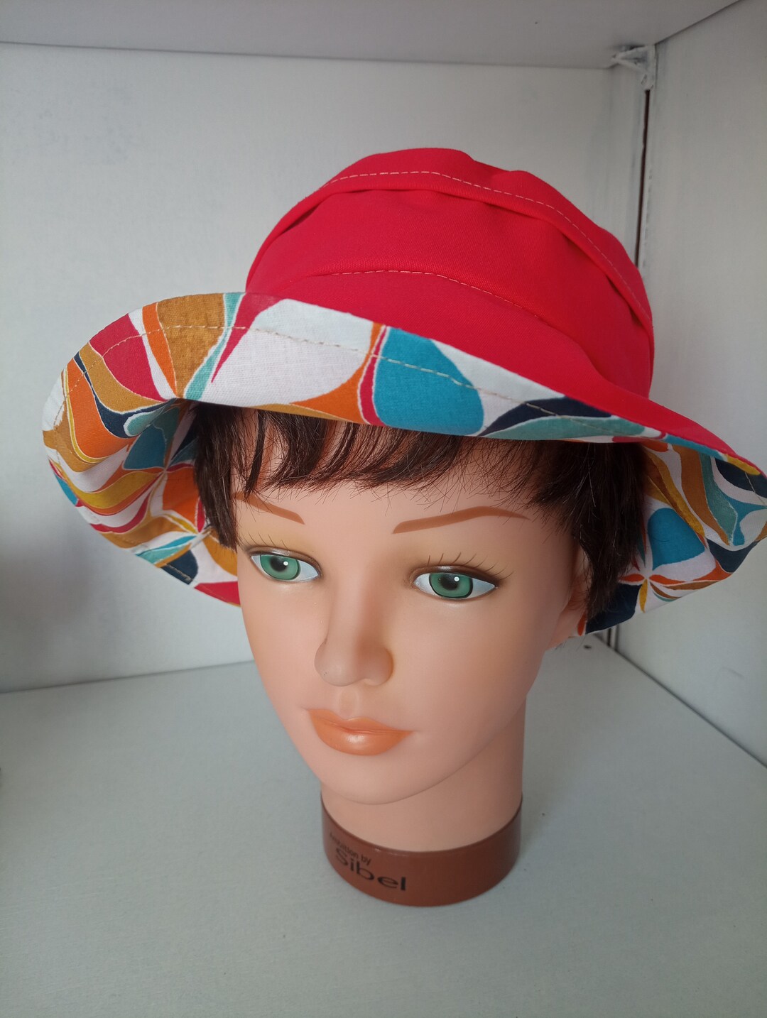 Red Rain Hat, Waterproof Bucket Hat, Water-repellent Hood, Trendy ...