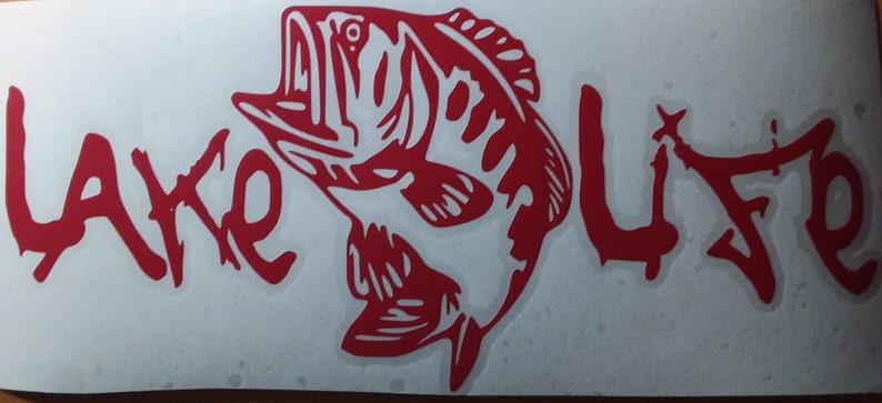 Lake Life - Vinyl Decal - Etsy