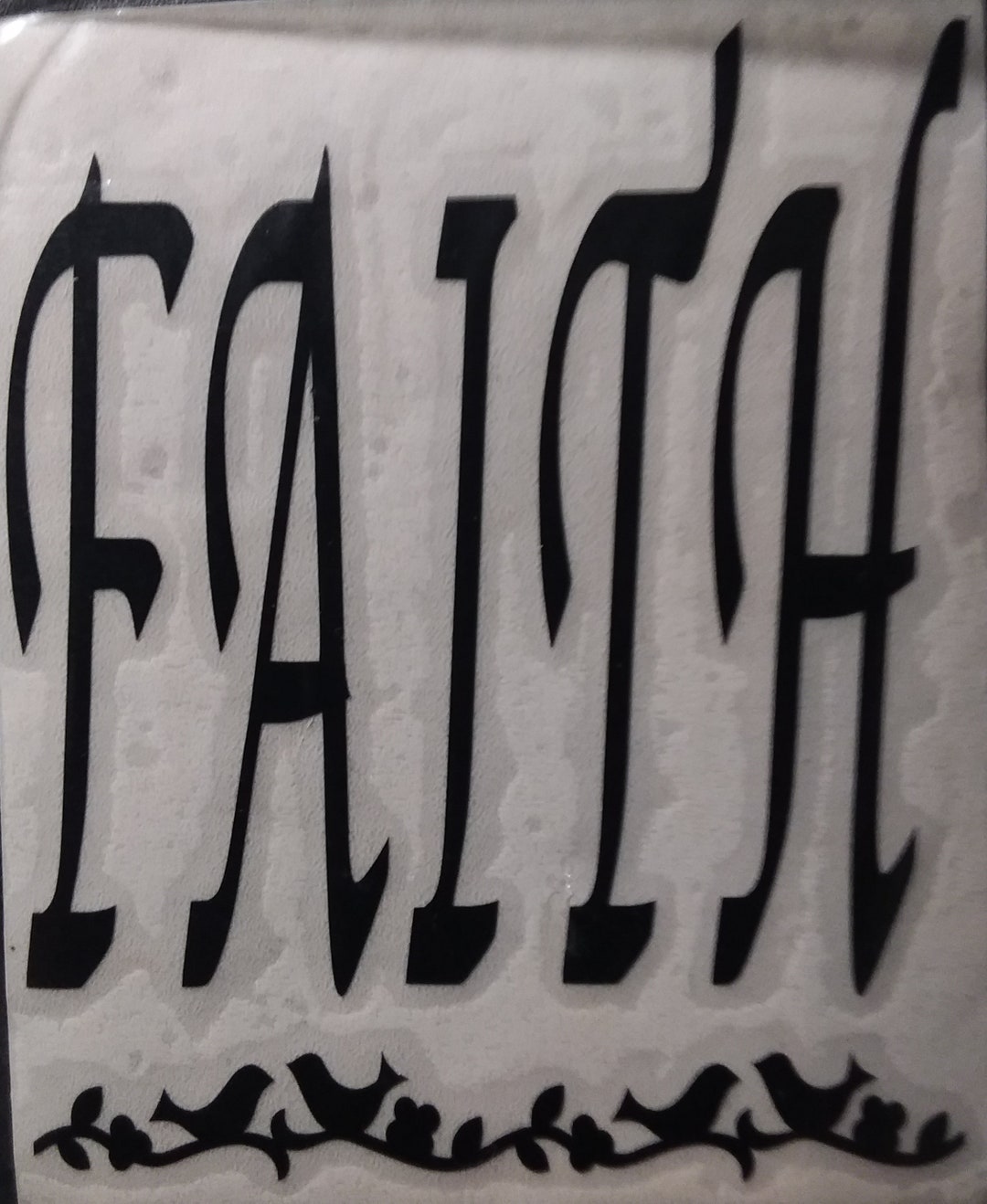 Faith - Vinyl Decal - Etsy