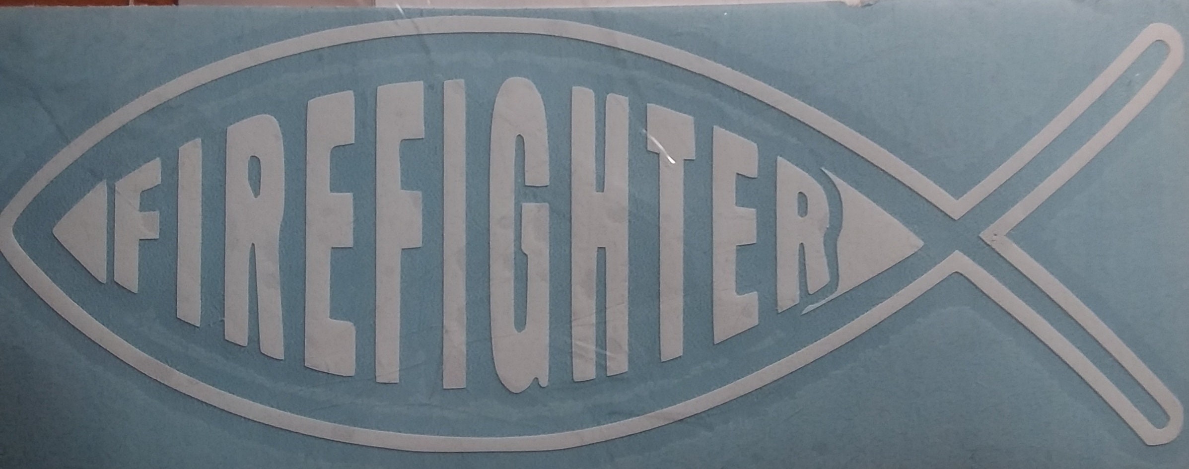 Firefighter Fish Vinyl Decal - Etsy