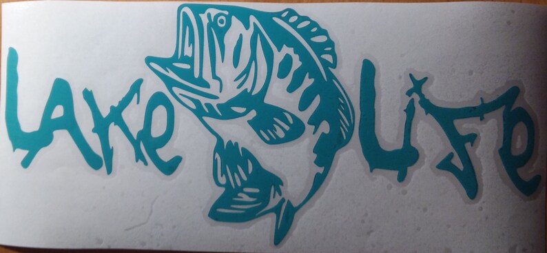 Lake Life - Vinyl Decal - Etsy