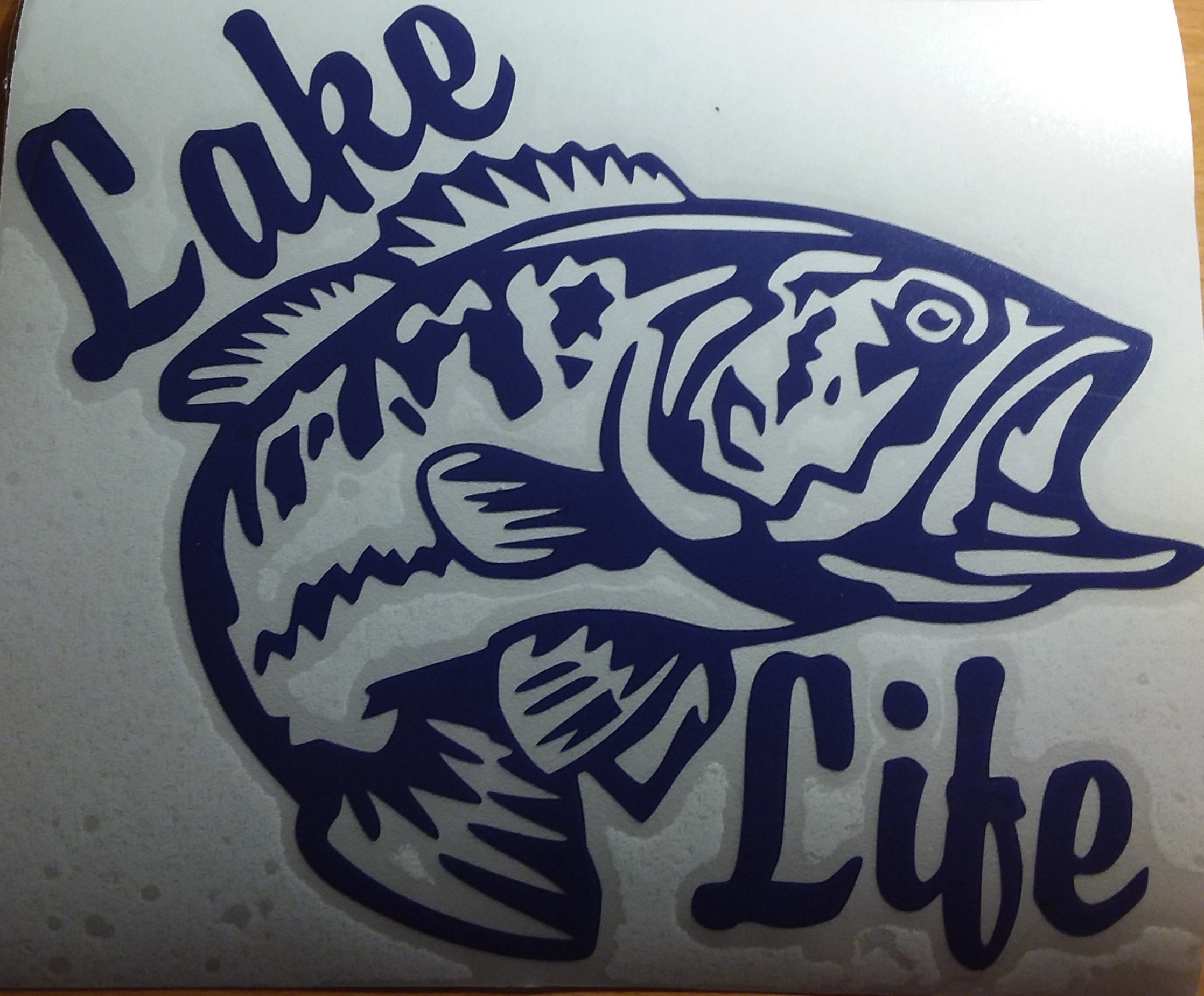 Lake Life 2 - Vinyl Decal - Etsy