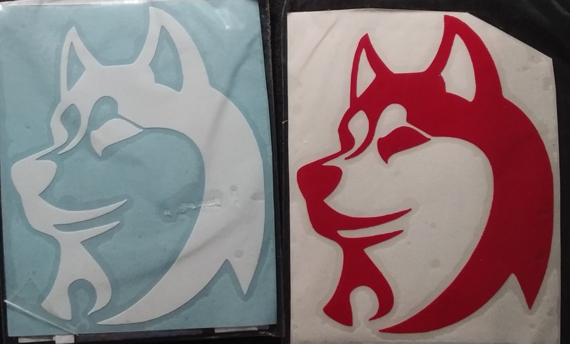 Husky Vinyl Decal - Etsy