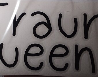 Rosie the Riveter Trauma Queen Decal Sticker - Etsy