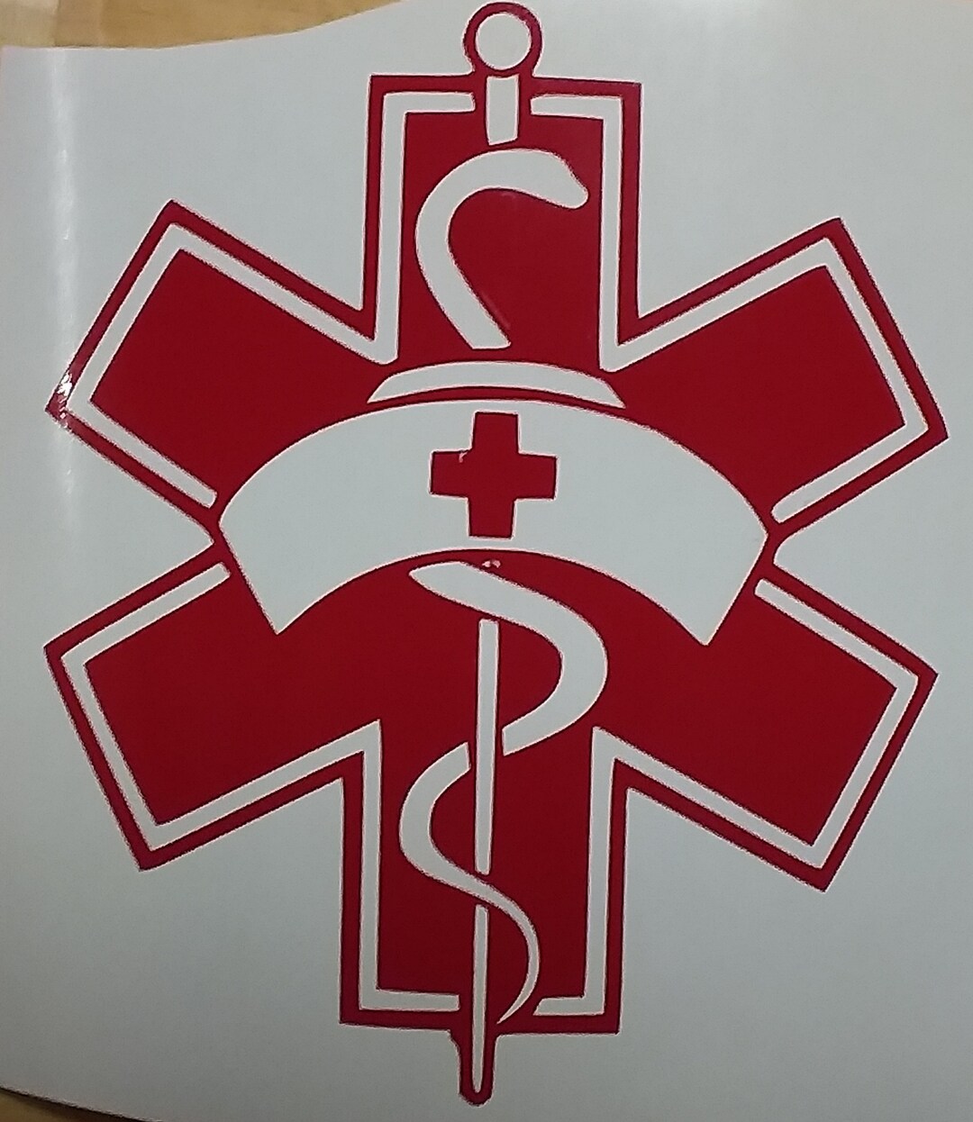Nursing Star Vinyl Decal - Etsy