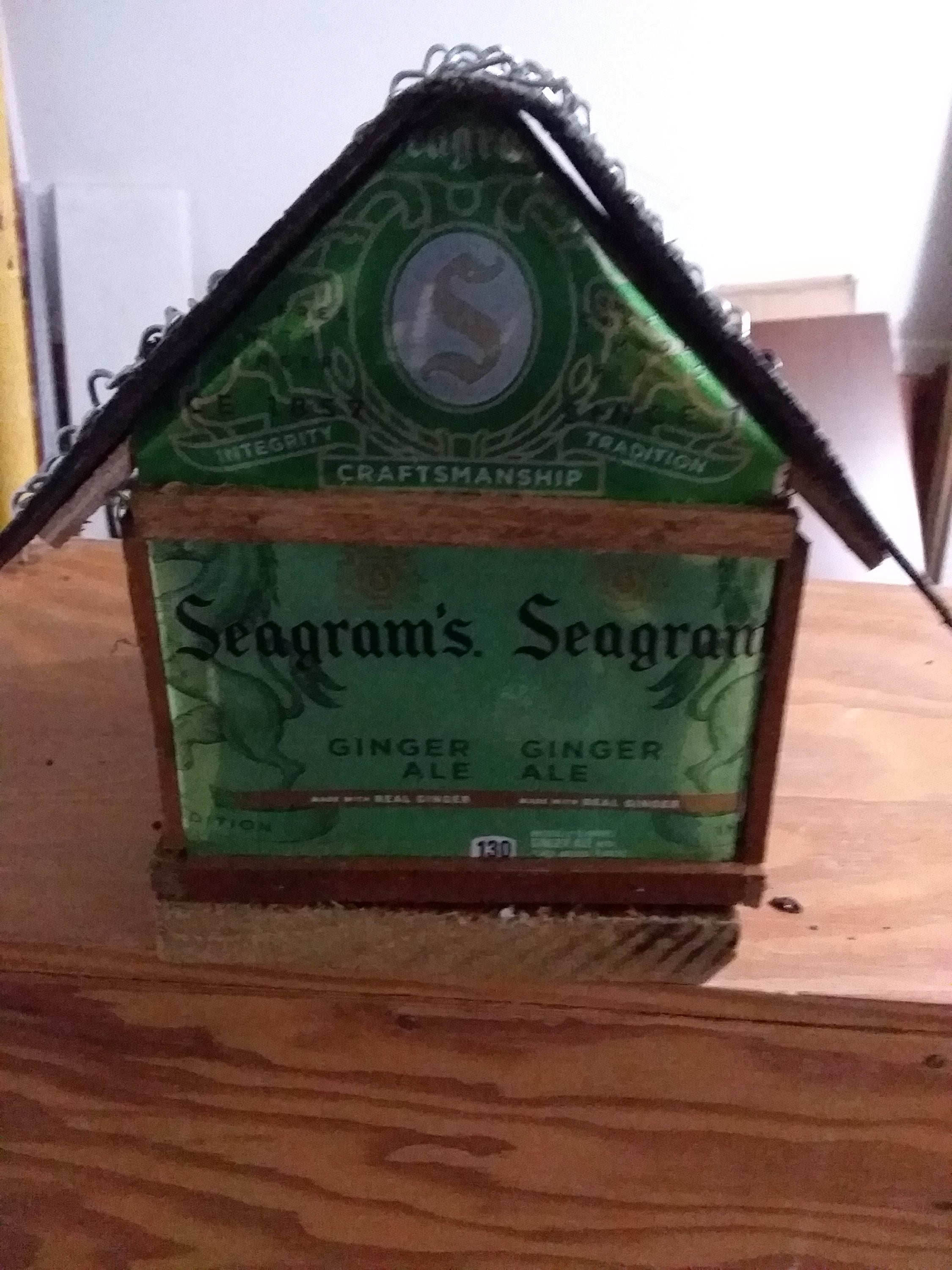 Seagrams Ginger Ale Birdhouse - Etsy