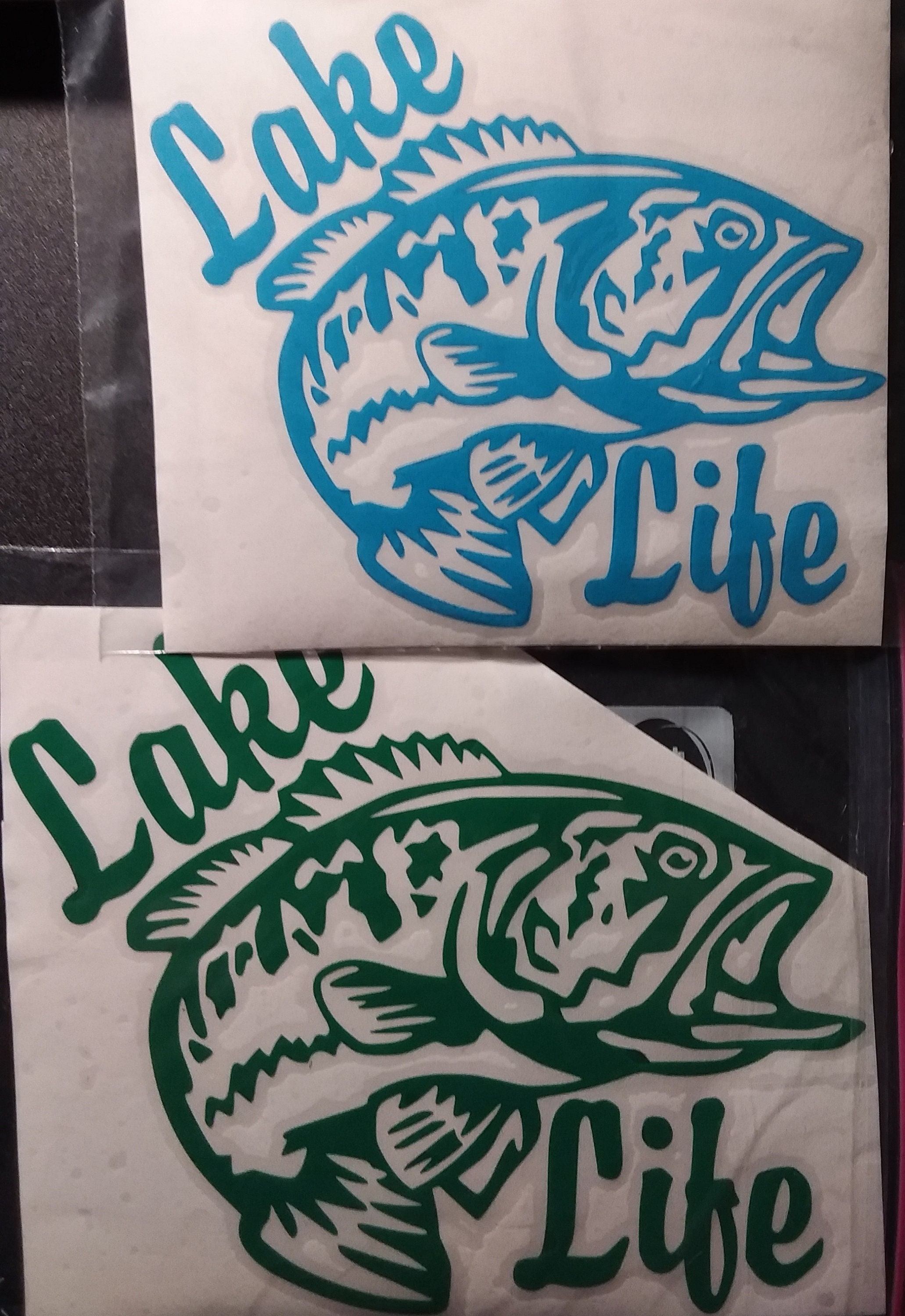 Lake Life 2 - Vinyl Decal - Etsy