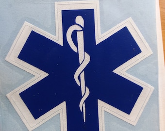 Tactical SWAT Medic Star of Life Reflective Decal Sticker EMS Police ...