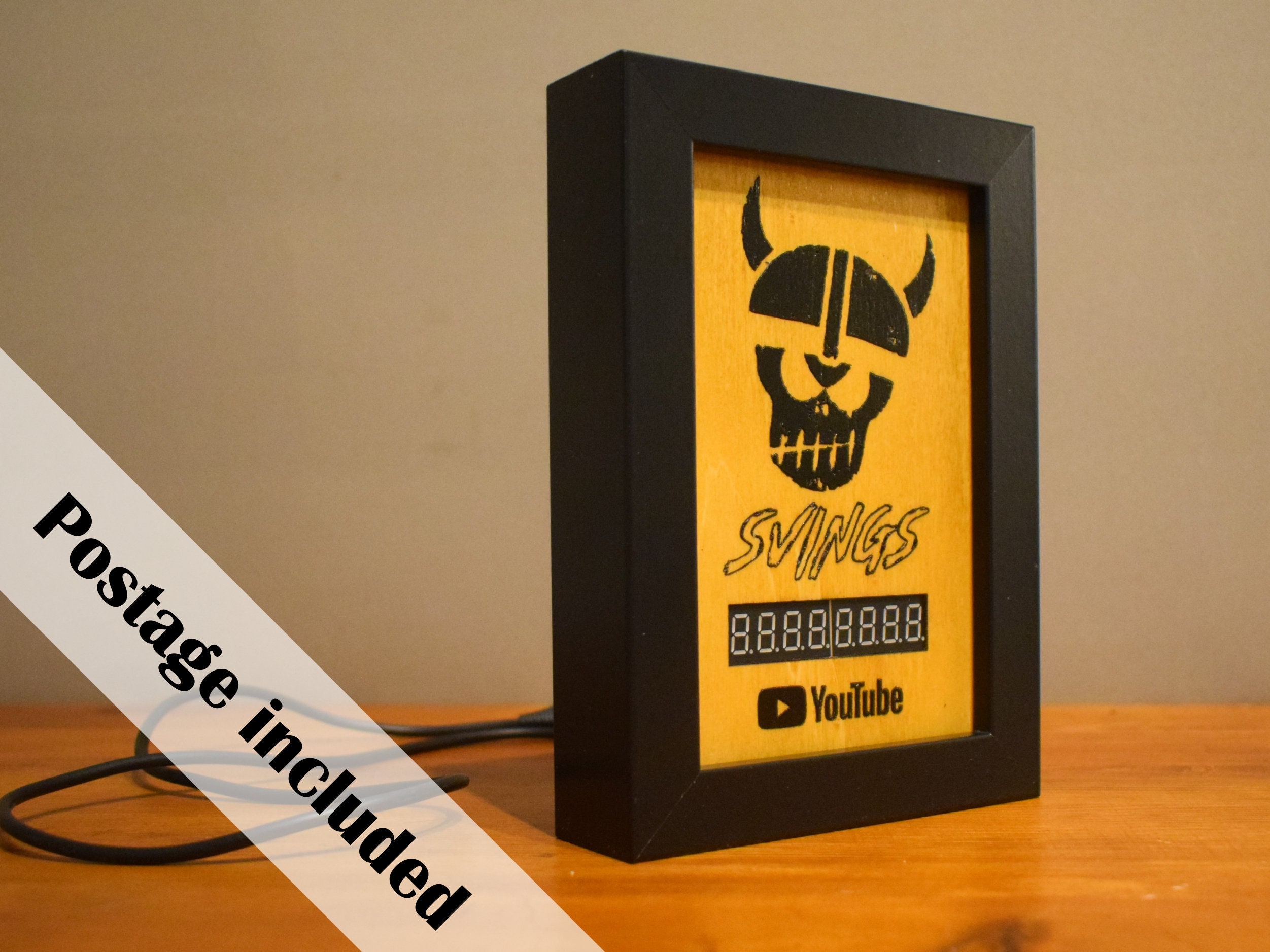 Customised Youtube Subscriber Counter, Wifi, Play Button, Customized ...
