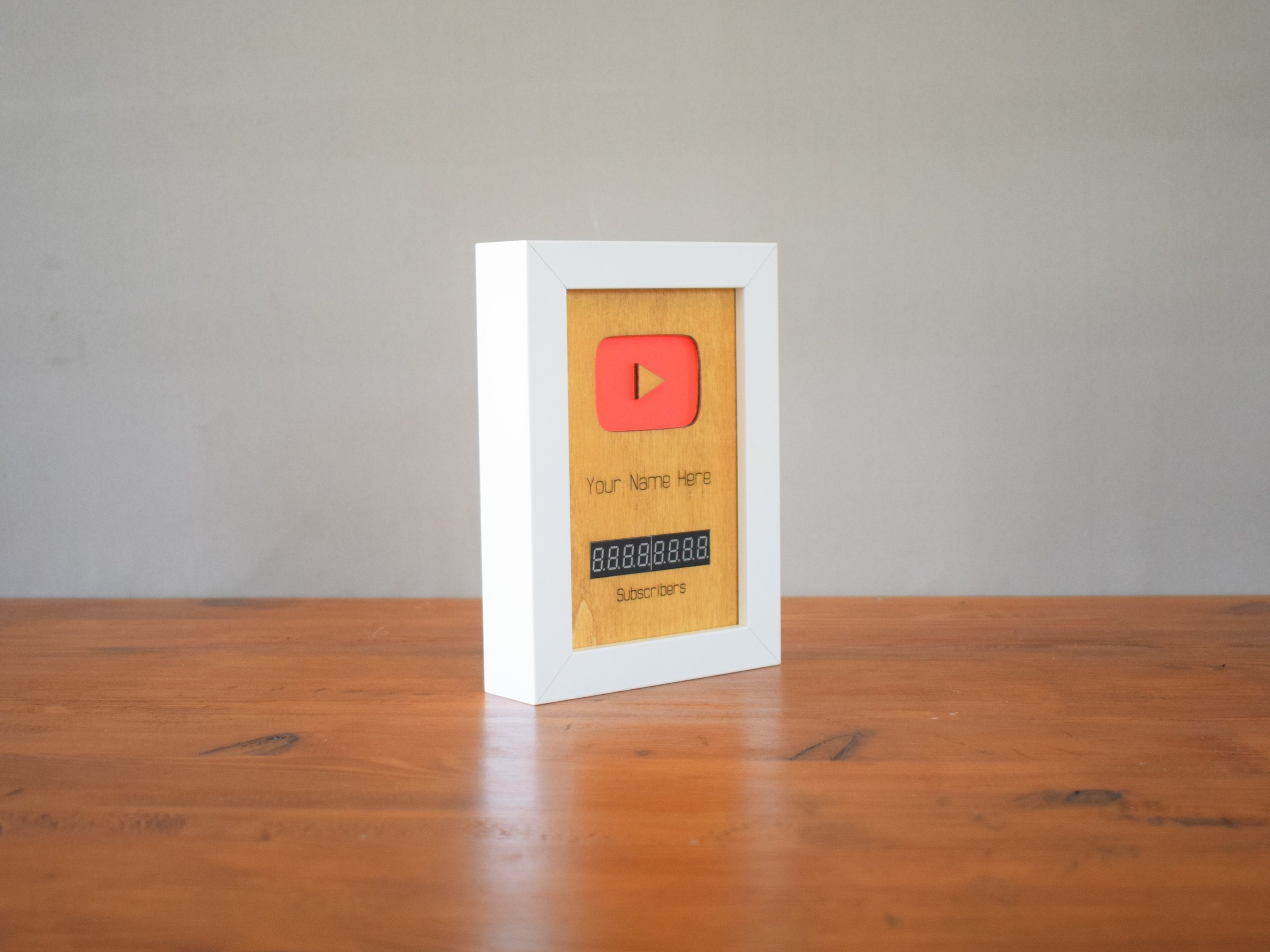 Customised Youtube Subscriber Counter, Wifi, Play Button, Customized ...