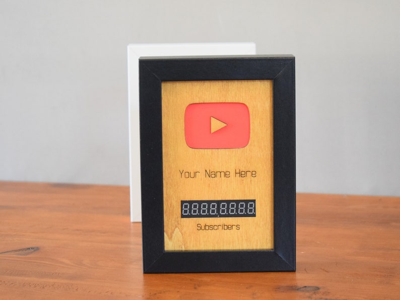 Customised Youtube Subscriber Counter, Wifi, Play Button, Customized ...