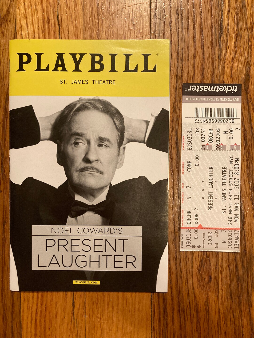 Present Laughter 2017 Broadway Playbill - Etsy