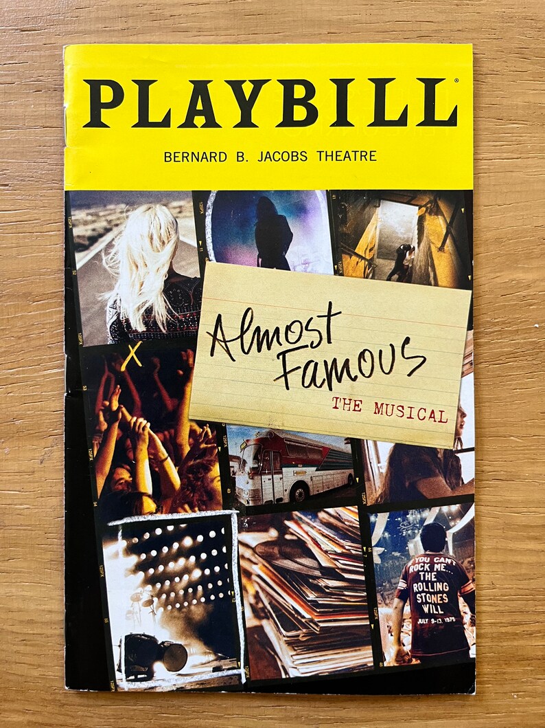 Broadway Musical Playbills: Side Show/company/allegiance/almost Famous ...