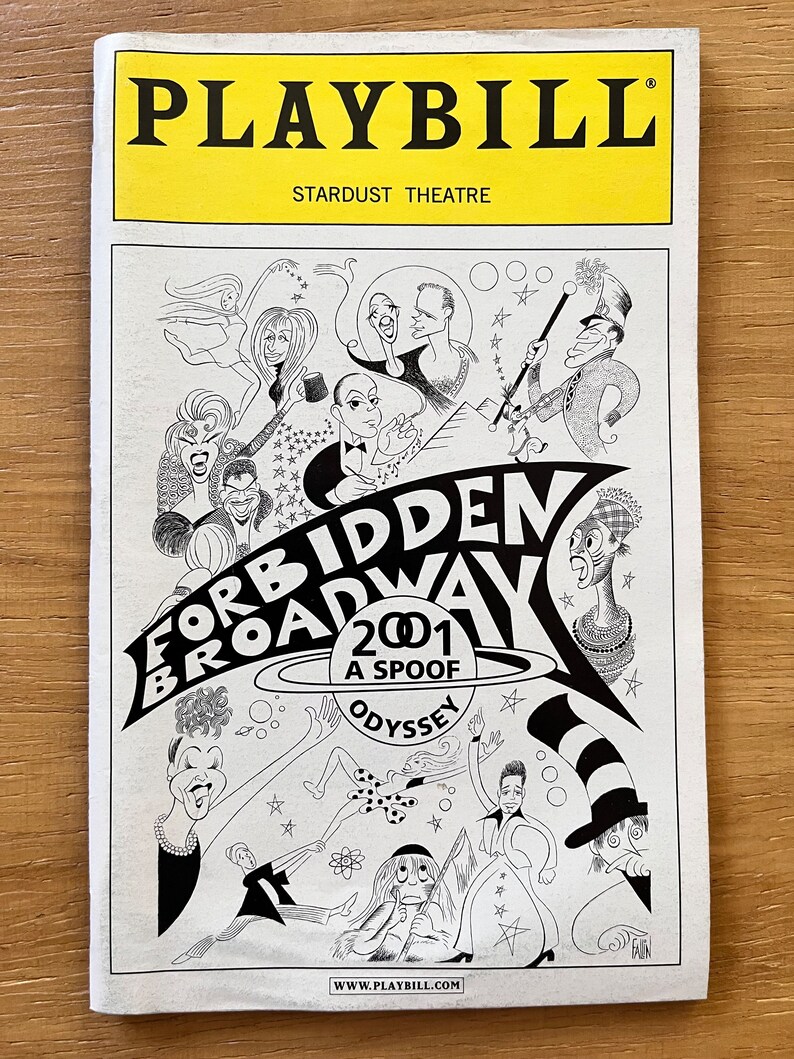 Broadway Musical Playbills: Forbidden Broadway/women on the Verge ...