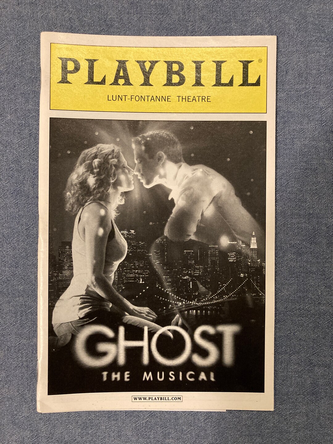 Ghost the Musical 2012 Broadway Playbill - Etsy