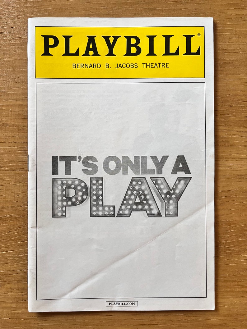 Broadway Play Playbills: Grand Horizons/skeleton Crew/it's Only A Play ...