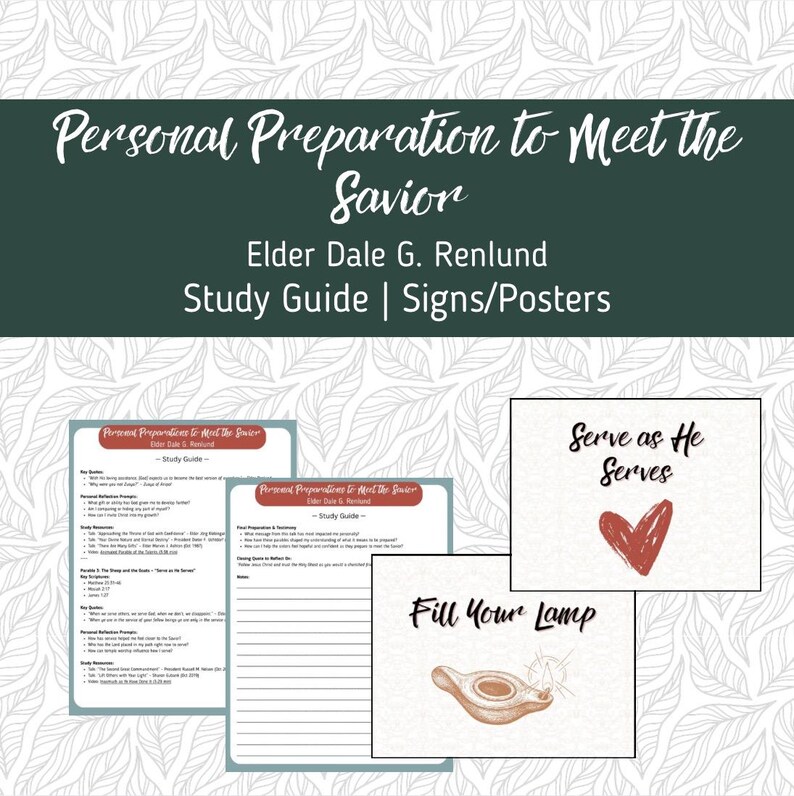 Personal Preparation to Meet the Savior | Elder Dale G. Renlund | LDS ...