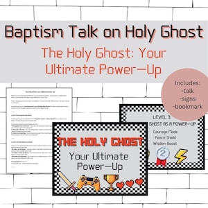Your Ultimate Power-up | LDS Baptism Talk | Talk on Holy Ghost | Talk ...
