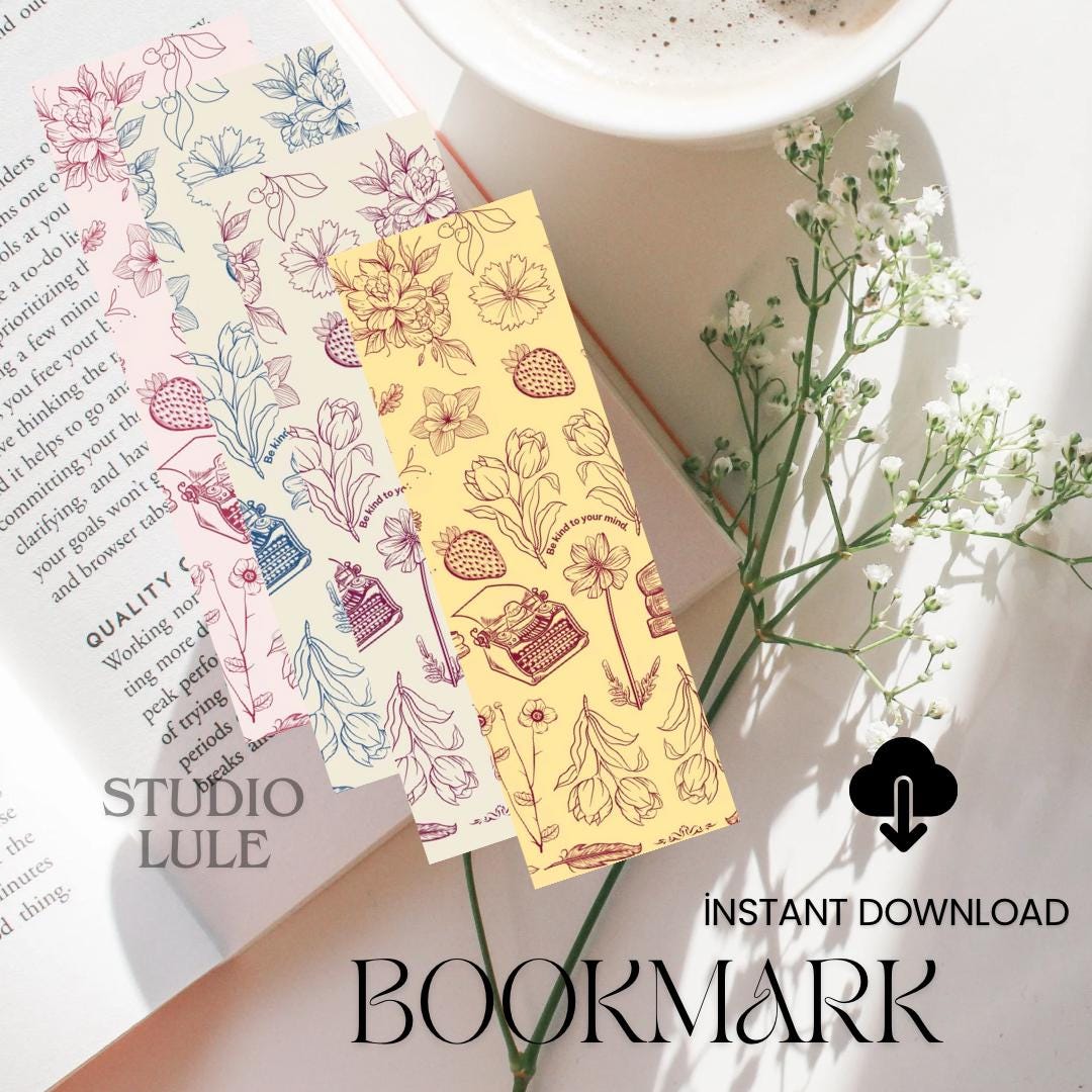 Bookmarks Set 8er Bundle, Lesezeichen Set, Booklover,bookmark,8 Kitap ...